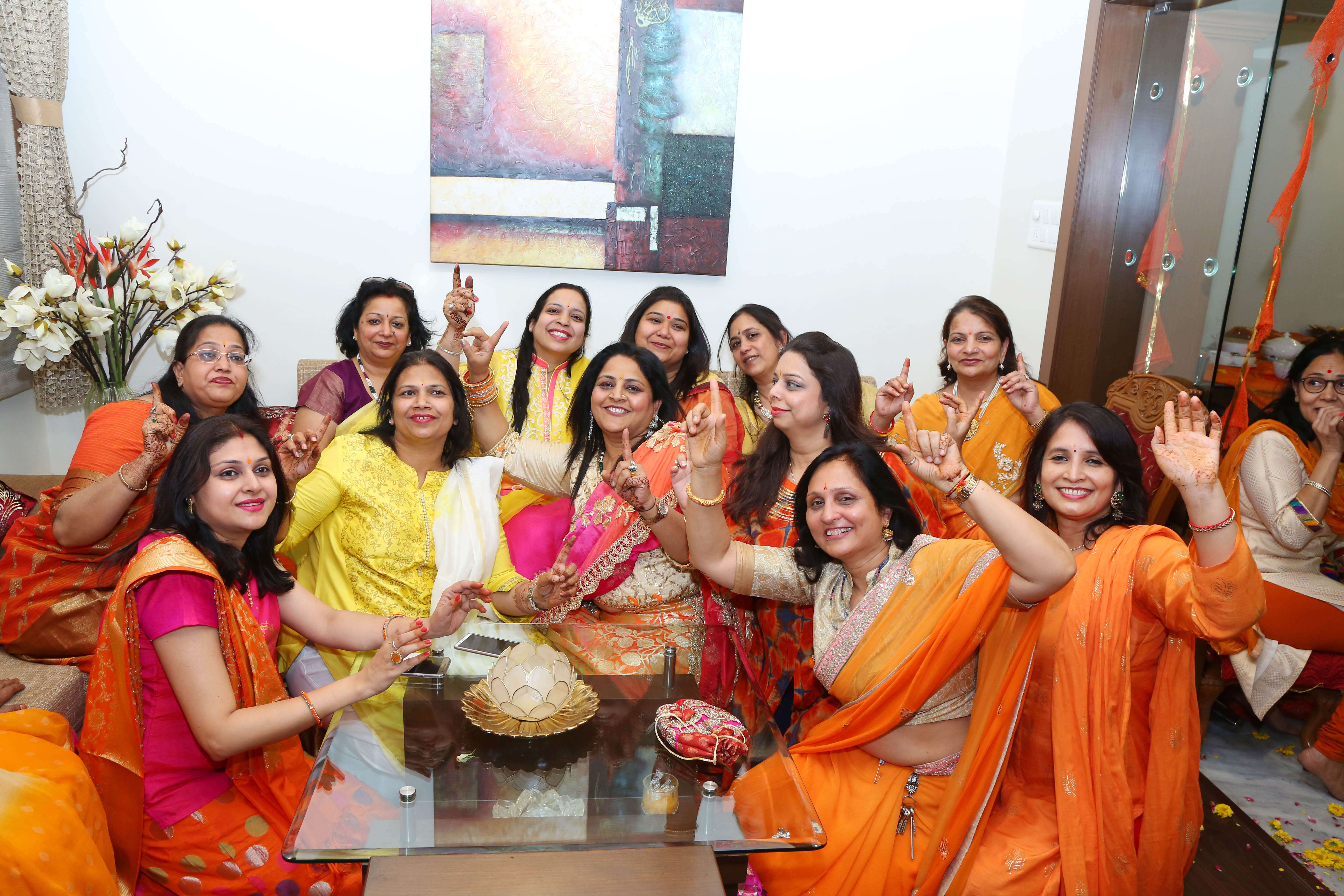 yellow: Ethnics ruled this festive party in Indore | Events Movie News ...