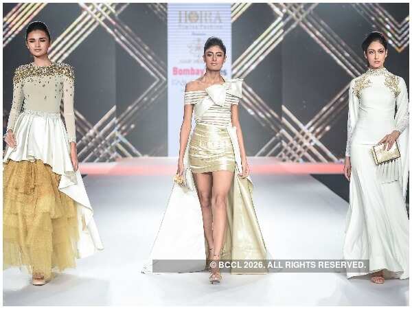 Waluscha De Sousa looks striking in collection by Asif Merchant on Day ...