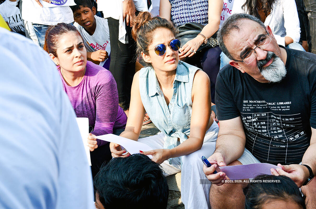 Bollywood stars protest, demand swift justice for Kathua and Unnao rape ...