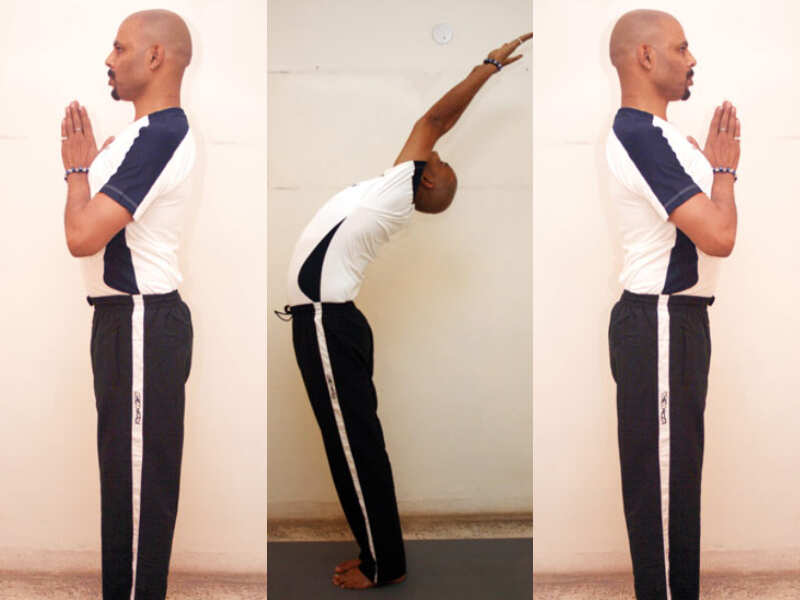 Here's how to do basic sun salutation