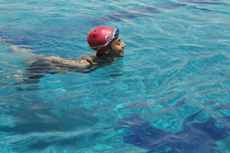 Miss India 2018 finalists at Bennett University: Swimming Challenge