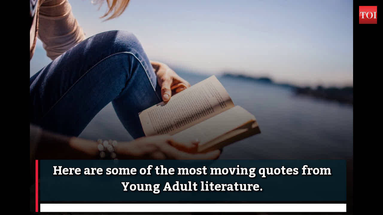 Beautiful lines from Young Adult literature