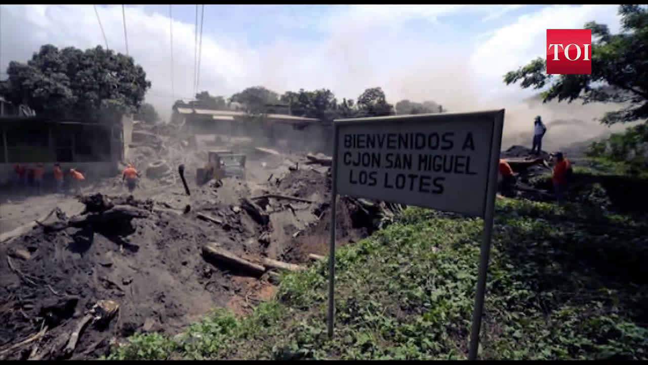 Rescue operation resumes near Guatemala volcano