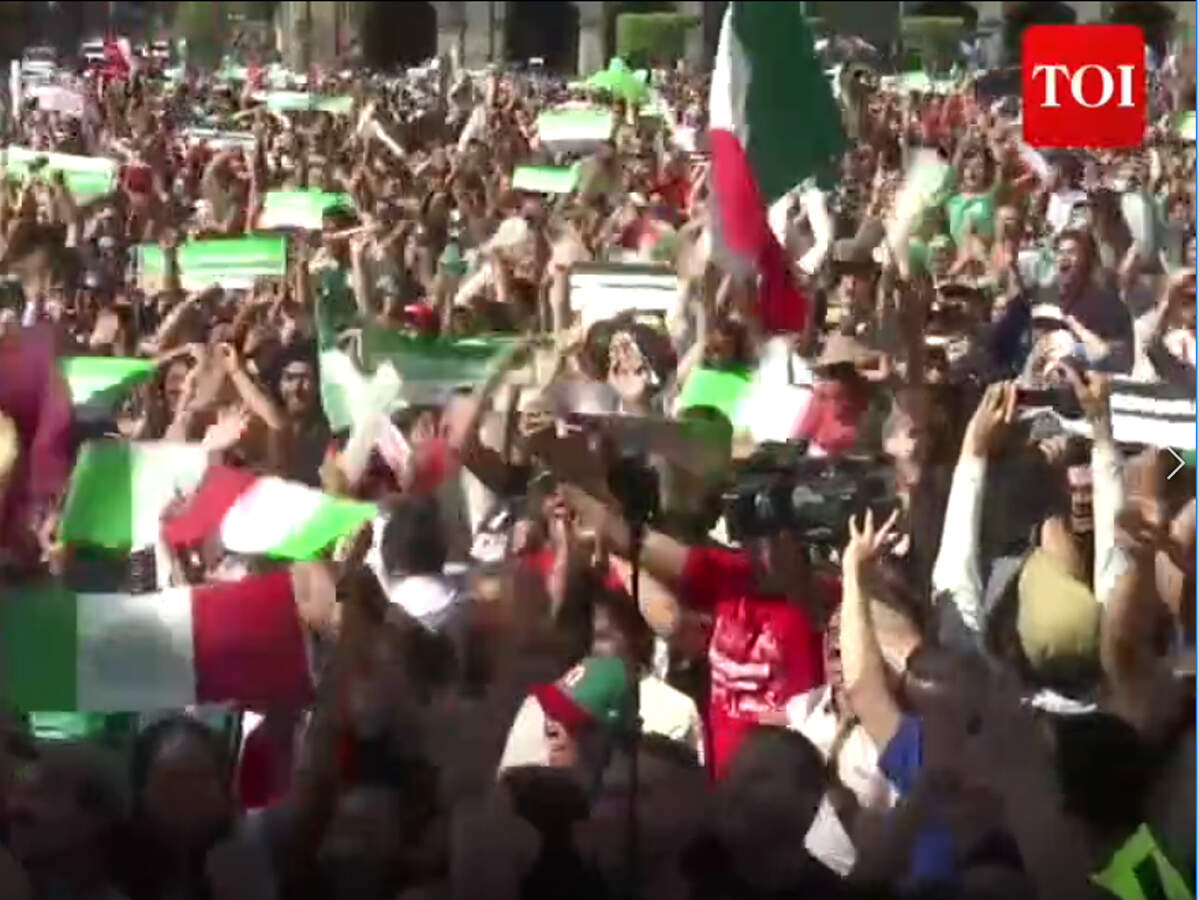 FIFA World Cup: Mexican fans celebrate historic win over Germany