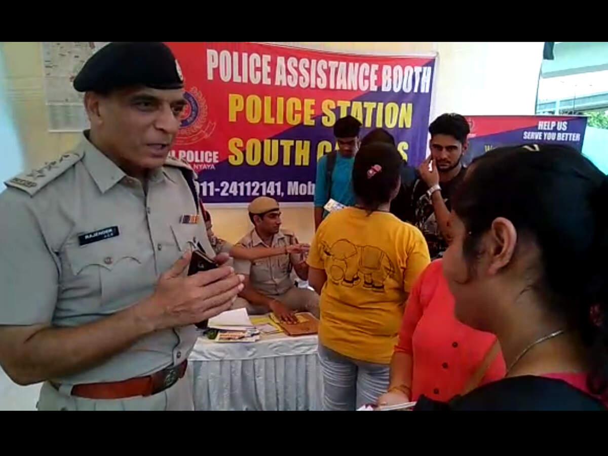 In a first, Delhi Police sets up assistance booths for students up for ...