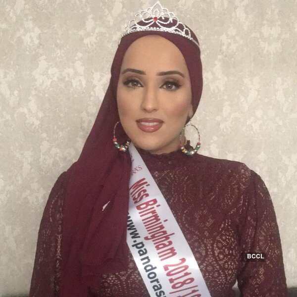Beauty queens who competed in pageants wearing a hijab