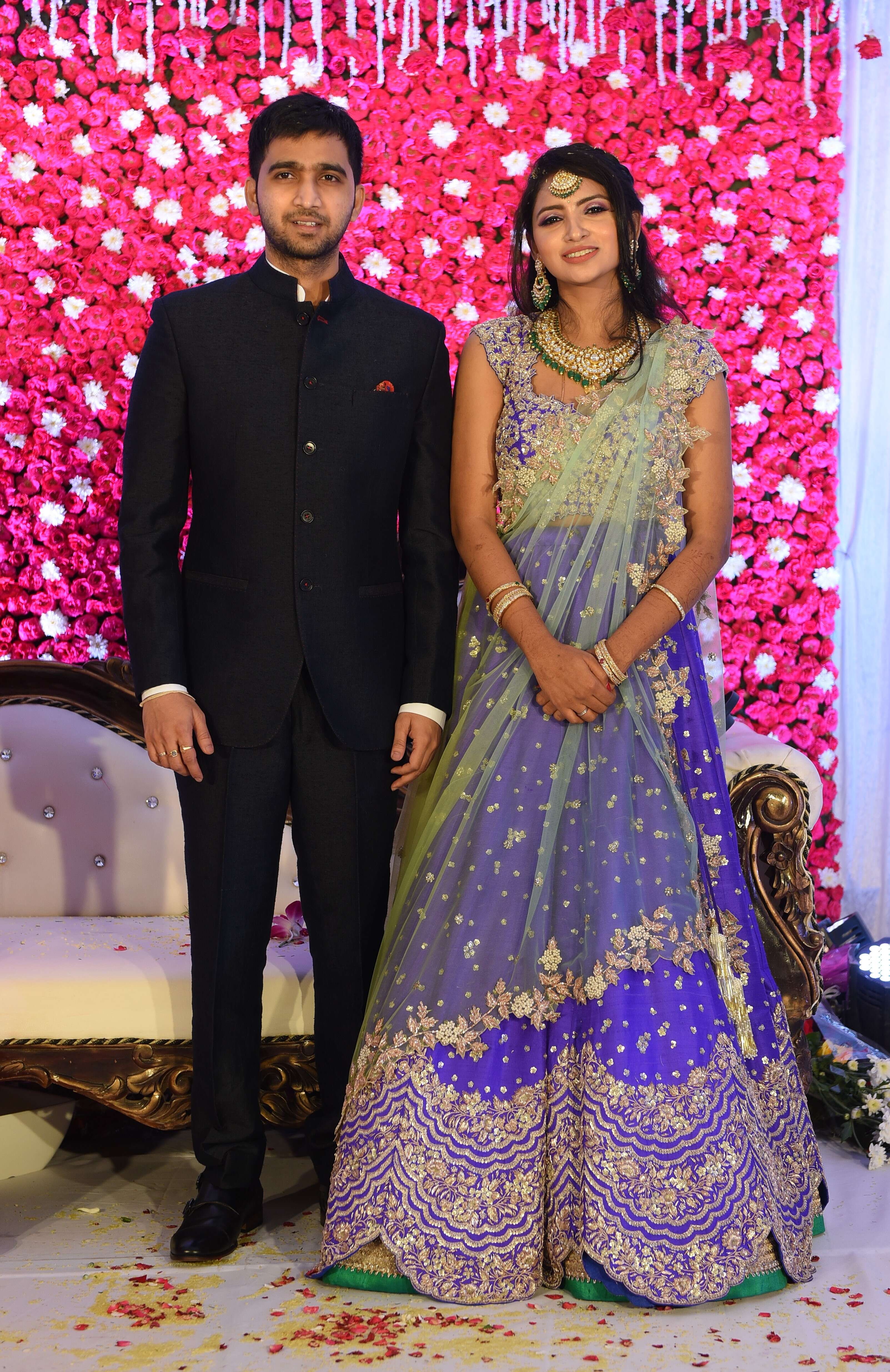 A power-packed wedding reception