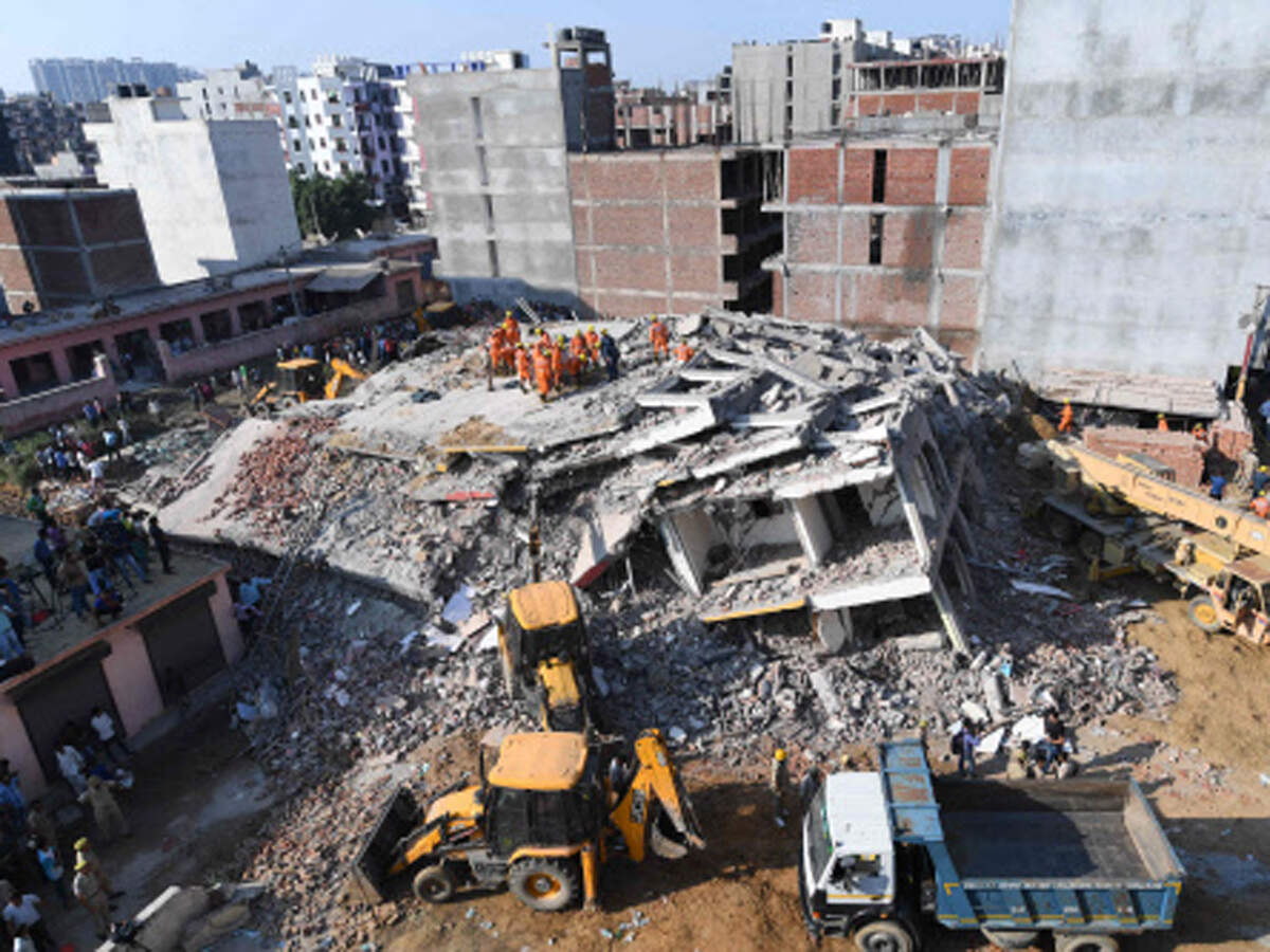 Greater Noida: Two six-storey building collapses, dozens feared trapped