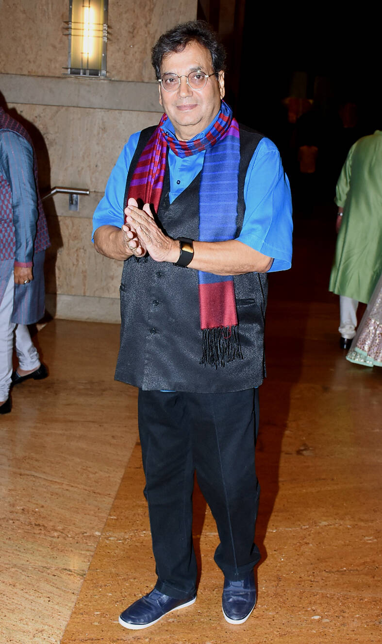 Subhash Ghai, Nushrat Bharucha and Sagarika Ghatge attend Poorna Patel ...