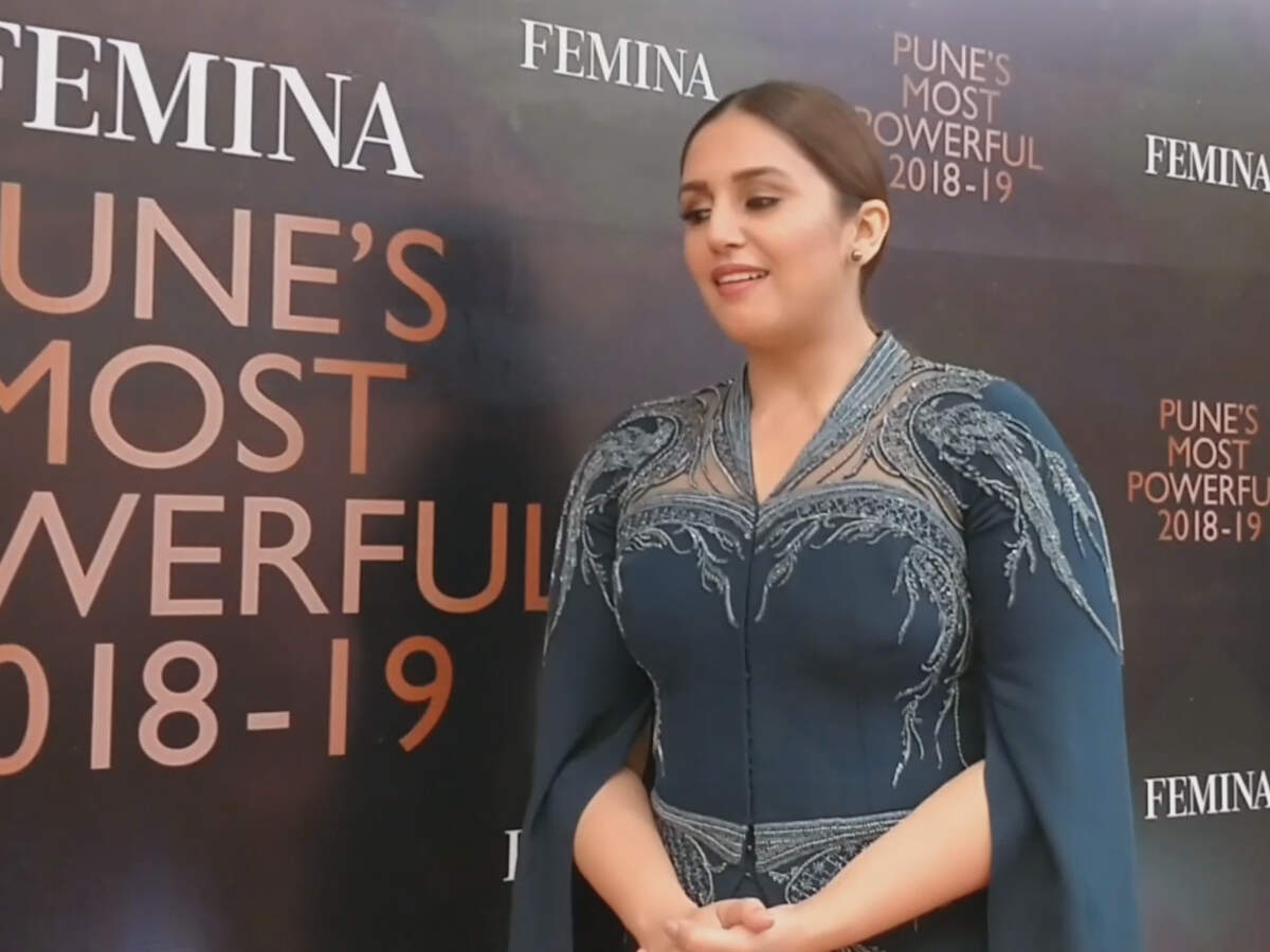 Huma Qureshi talks about women power at an event
