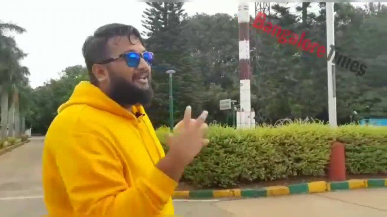 Kannada rapper All.OK speaking about how the Jawaharlal Nehru ...