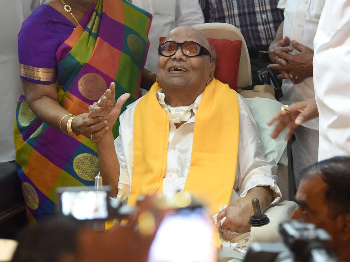 DMK chief M Karunanidhi stable after being shifted to hospital