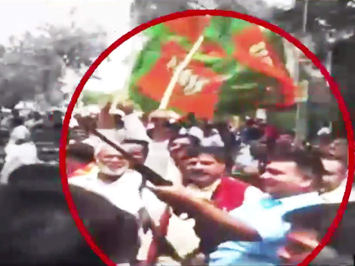 On cam: BJP neta indulges in celebratory firing at a rally in Ujjain