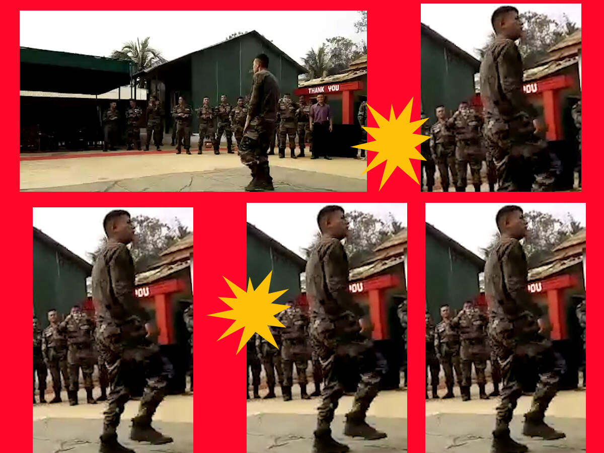 Watch: Stunning dance performance by Indian Army soldier