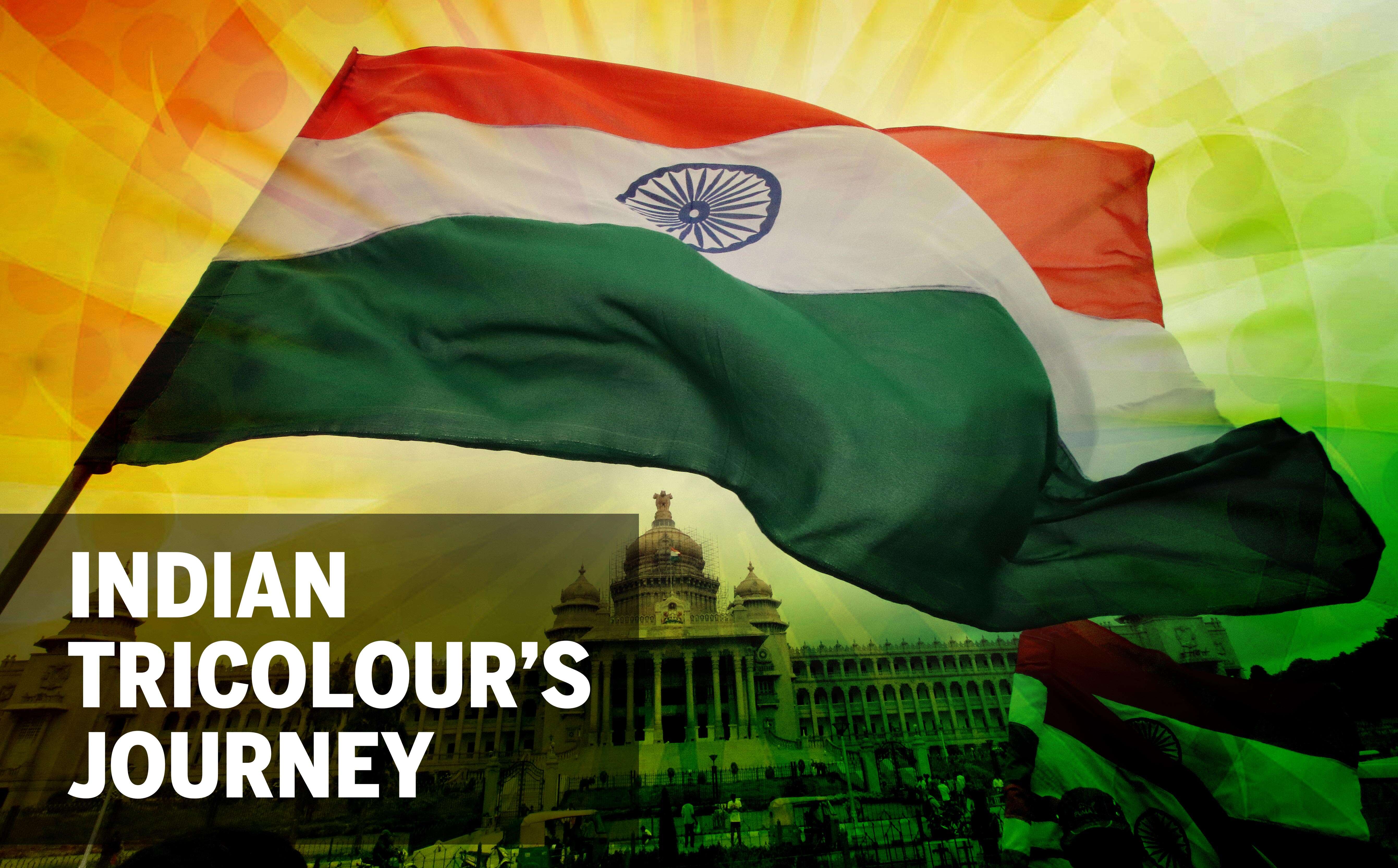 The evolution of the Indian national flag