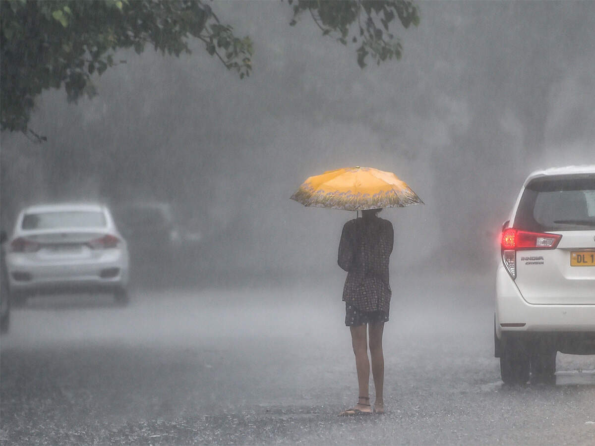 Rain Lashes Parts Of Delhi Ncr Brings Relief From Sultry Weather