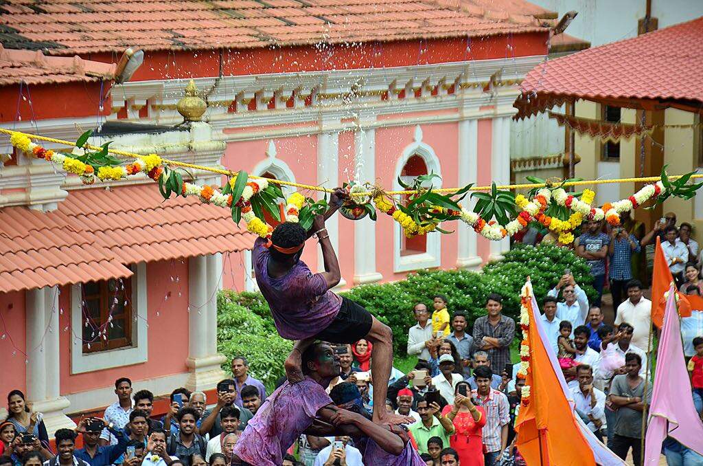 Janmashtami 2018: Devotees in Goa celebrate Dahi-Handi ceremony