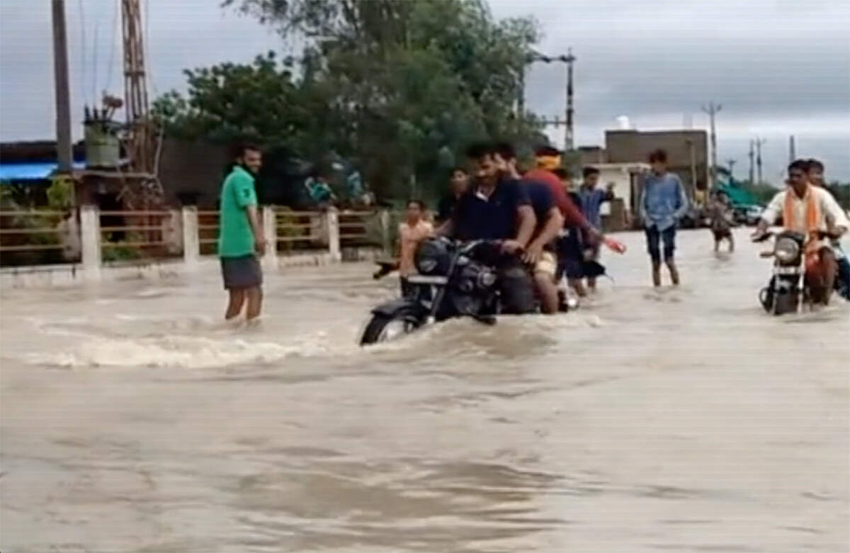 Flood-like situation in Baran, Rajasthan, 2 dead due to heavy rainfall