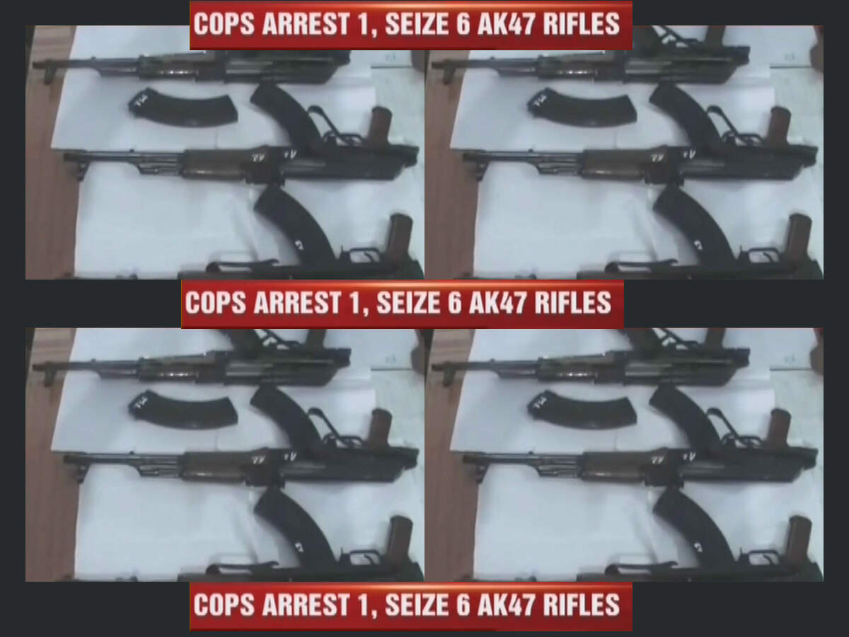 Bihar: Arms racket uncovered, cops arrest 1, seize 6 AK-47 rifles