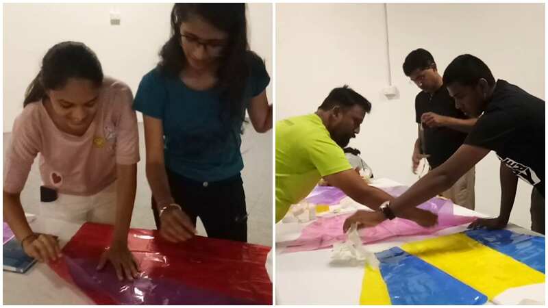 Kite making workshop at Phoenix