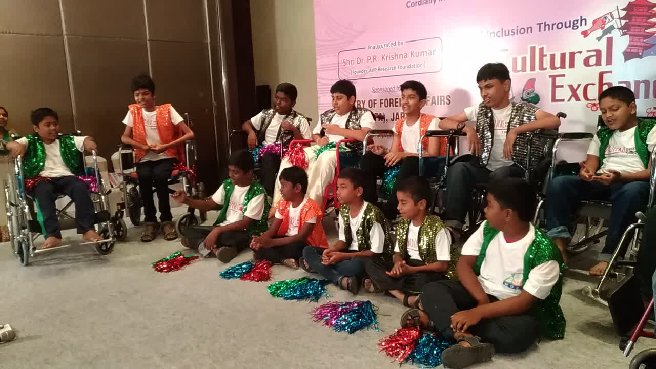 Cultural event by special kids