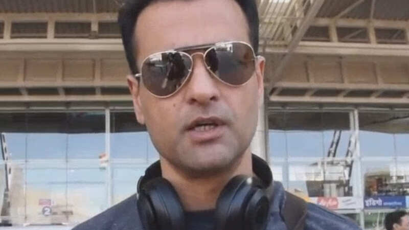 Bollywood and television actor Rohit Roy spotted in Jaipur