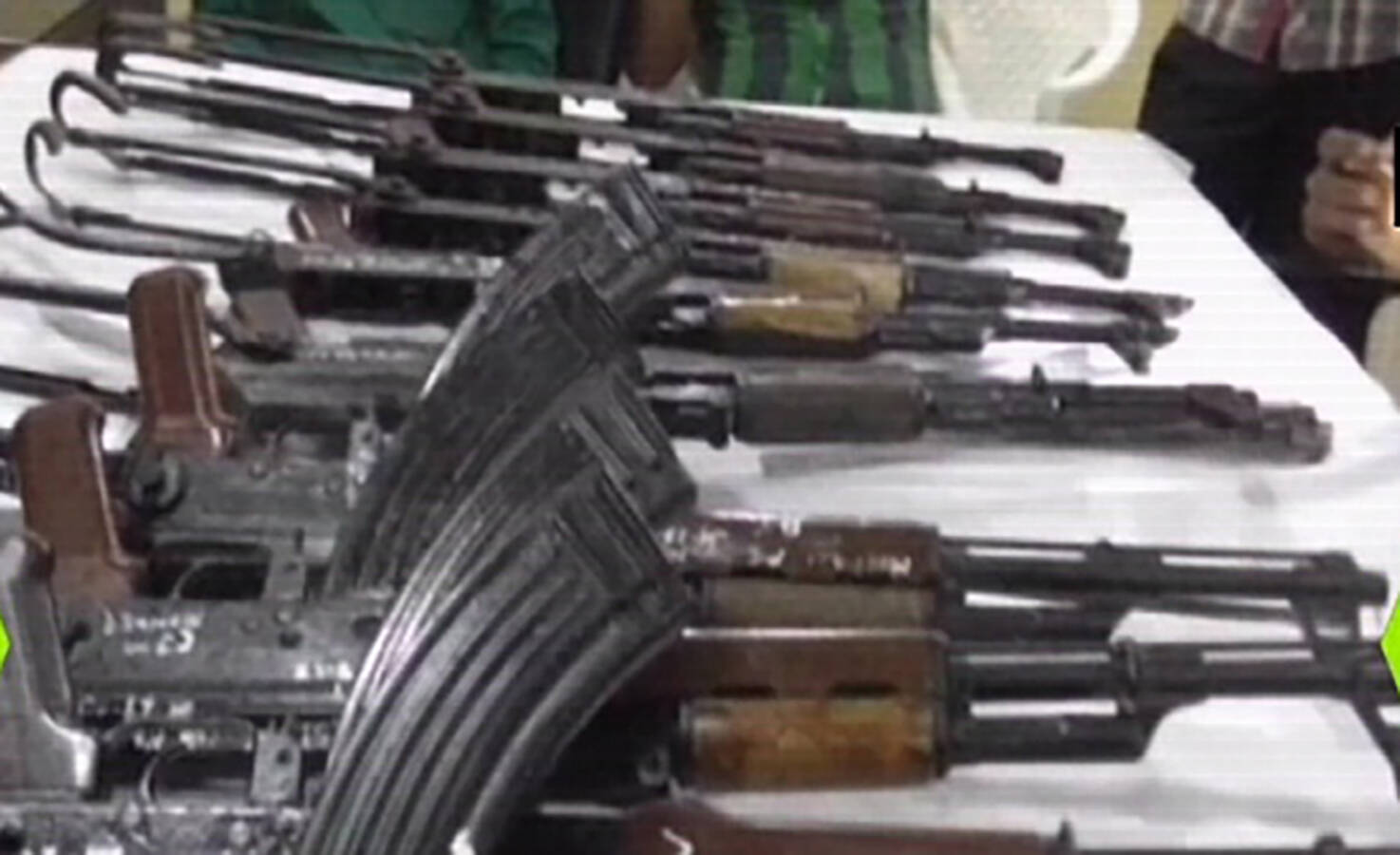 Bihar: Police seize 12 AK-47 rifles in a raid in Munger
