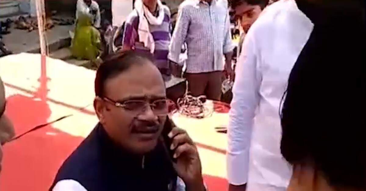 BJP MP caught red-handed threatening bureaucrats for not following orders
