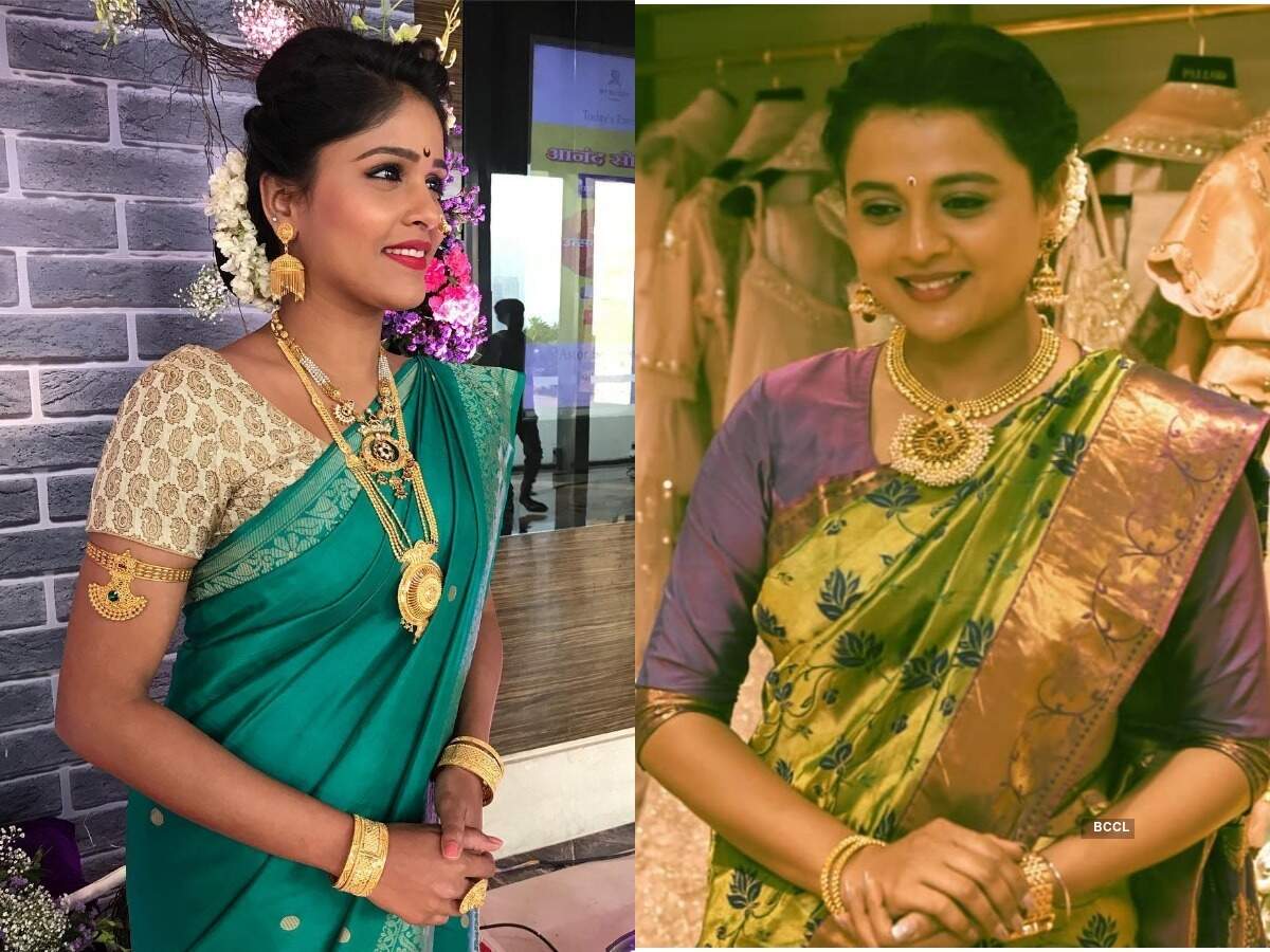Navratri Special: Marathi TV actresses flaunt their green outfits