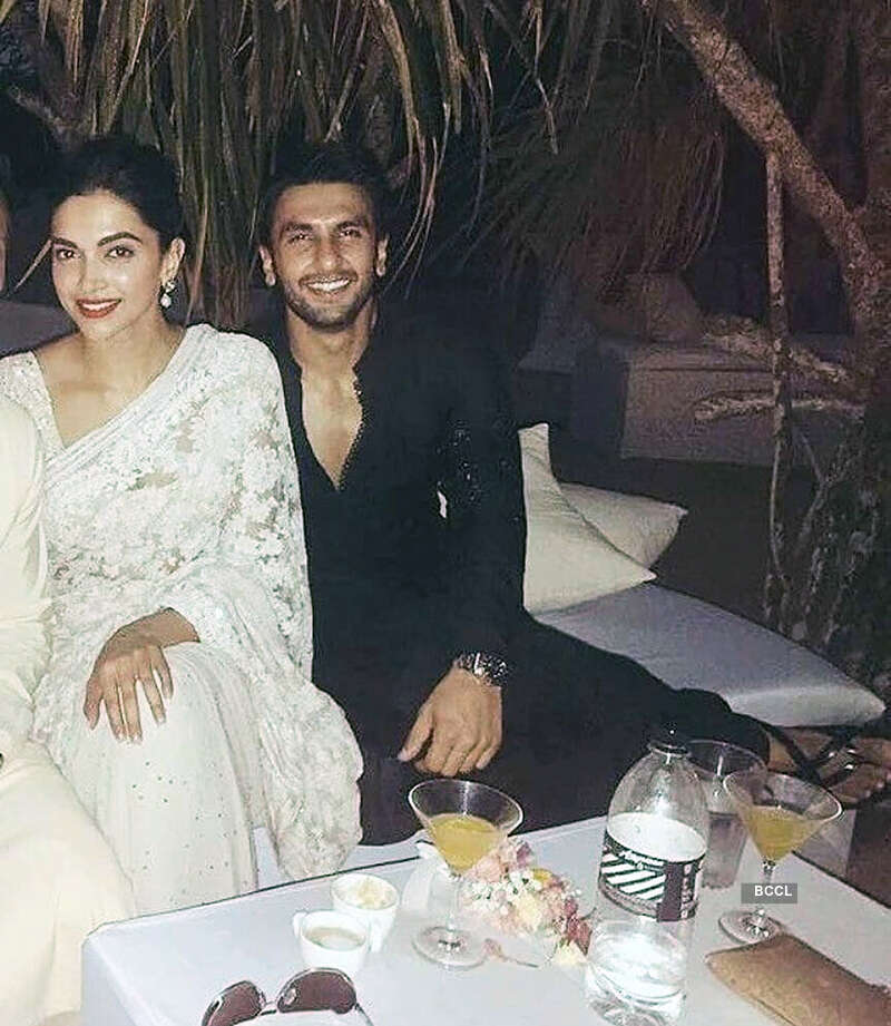 Unseen wedding pictures of Deepika Padukone and Ranveer Singh raising a toast go viral Pics ...