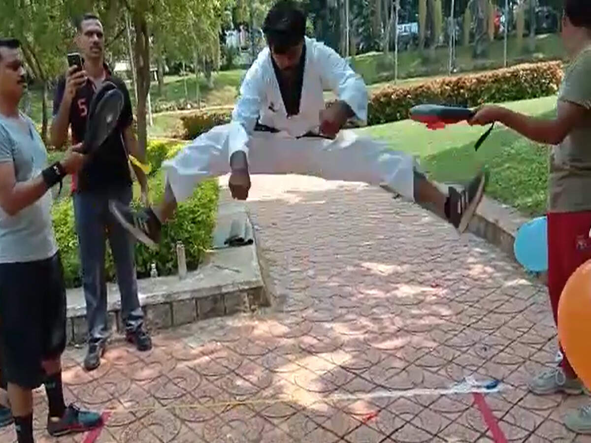 Guinness World Record holder and Taekwondo player Deepak Patel ready ...