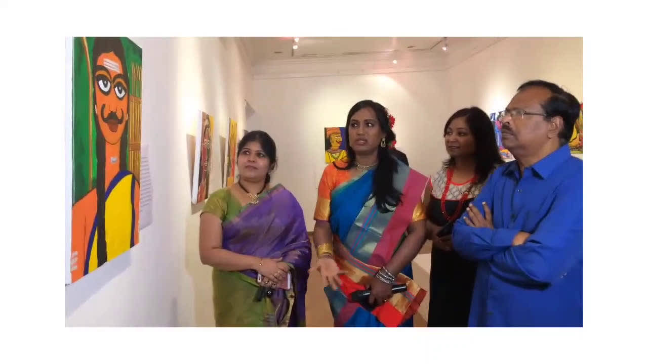 Kalki Subramaniam explains her 'Mohini' art work