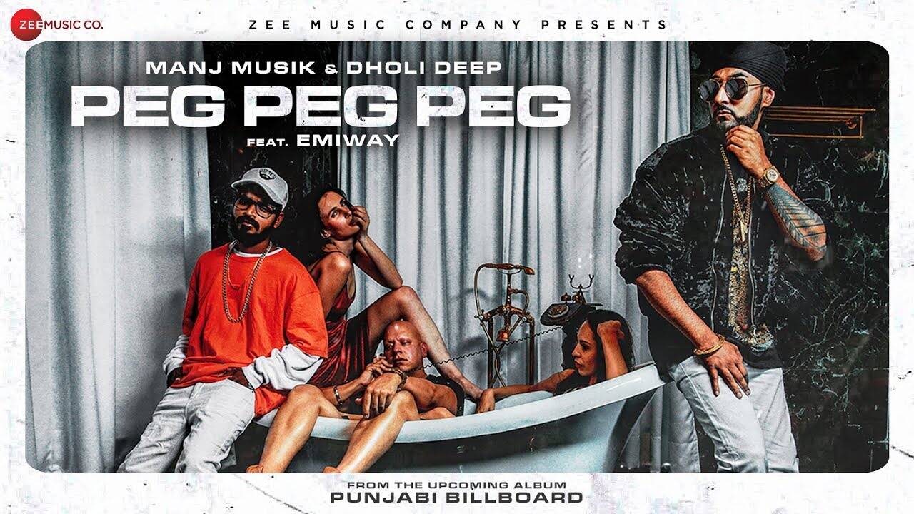 Latest Hindi Song Peg Peg Peg Sung By Manj Musik Ft. Emiway