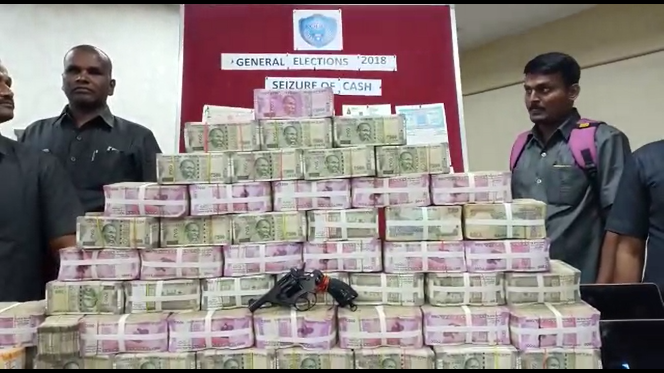 Over 7 crore in cash seized in Hyderabad, 4 arrested