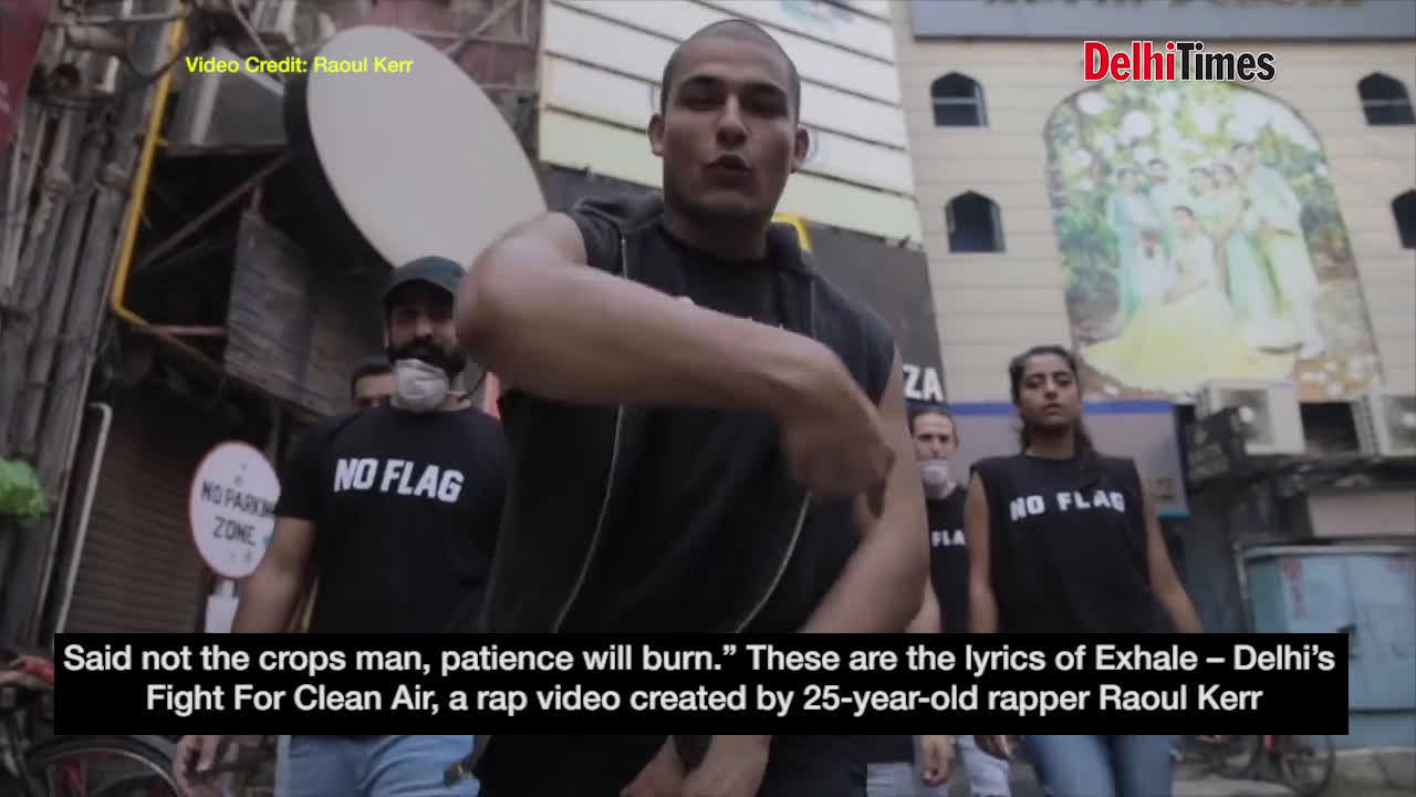 Delhi rapper writes a song against killer smog