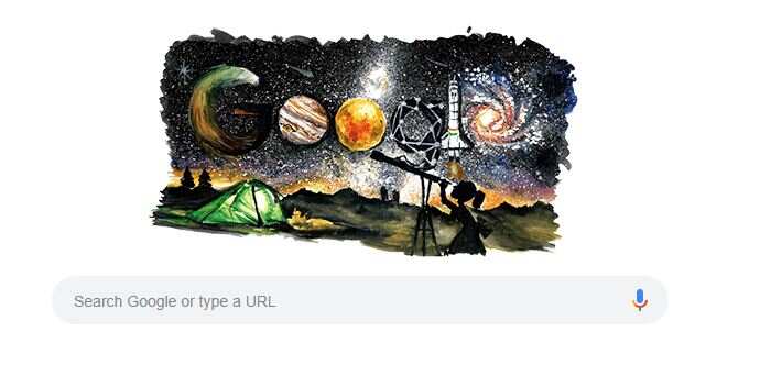 Children’s Day: Google doodle on space exploration