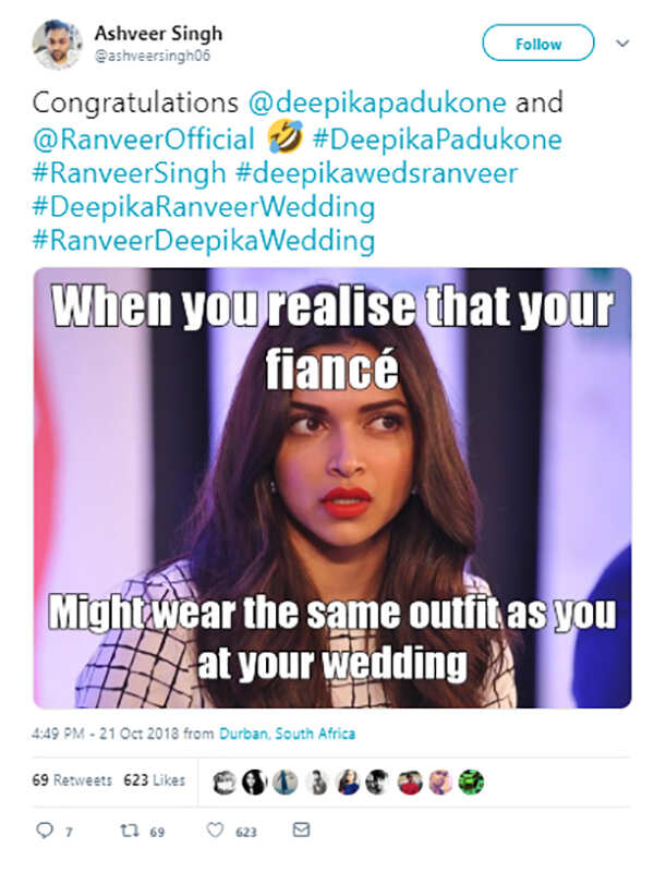 Here are hilarious memes around Ranveer Singh and Deepika Padukone’s ...