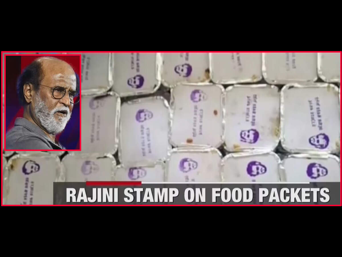 Cyclone Gaja: Rajinikanth faces backlash after food packets with 'Rajni ...
