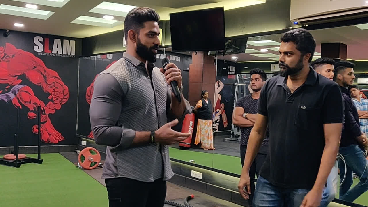 Actor Bharat Raj explains about flexibility during muscle building