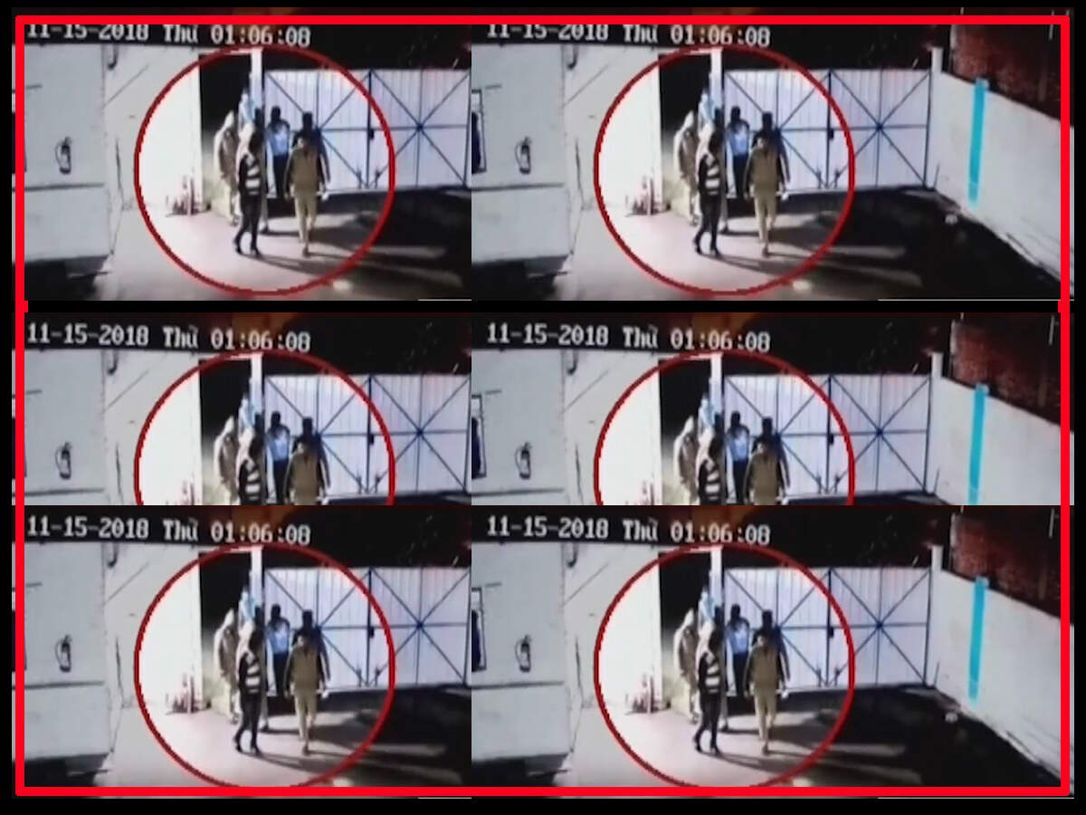 Shocking! CCTV footage exposes UP police's lie