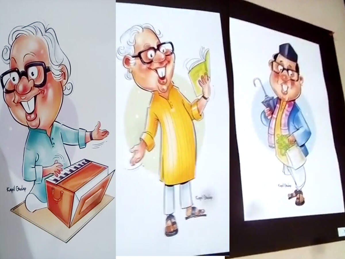 Pulotsav: Cartoonists display their artwork in Pune