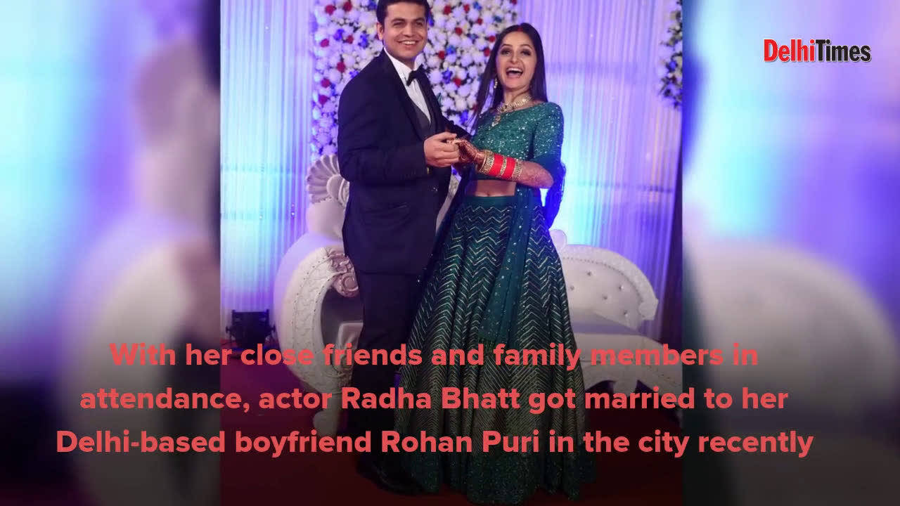 Radha Bhatt gets married