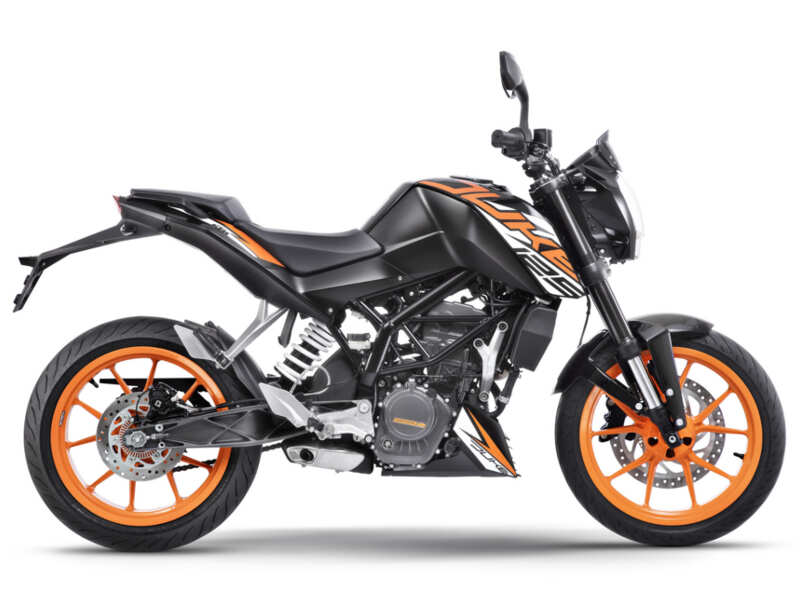 Duke 125 price in India: KTM Duke 125 ABS launched at Rs 1.18 lakh ...