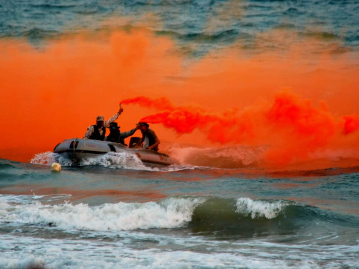 Navy personnel took part in rehearsals at RK Beach ahead of Navy day ...