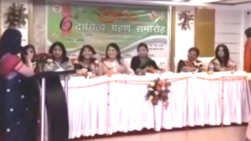 Installation ceremony of ladies club in Varanasi
