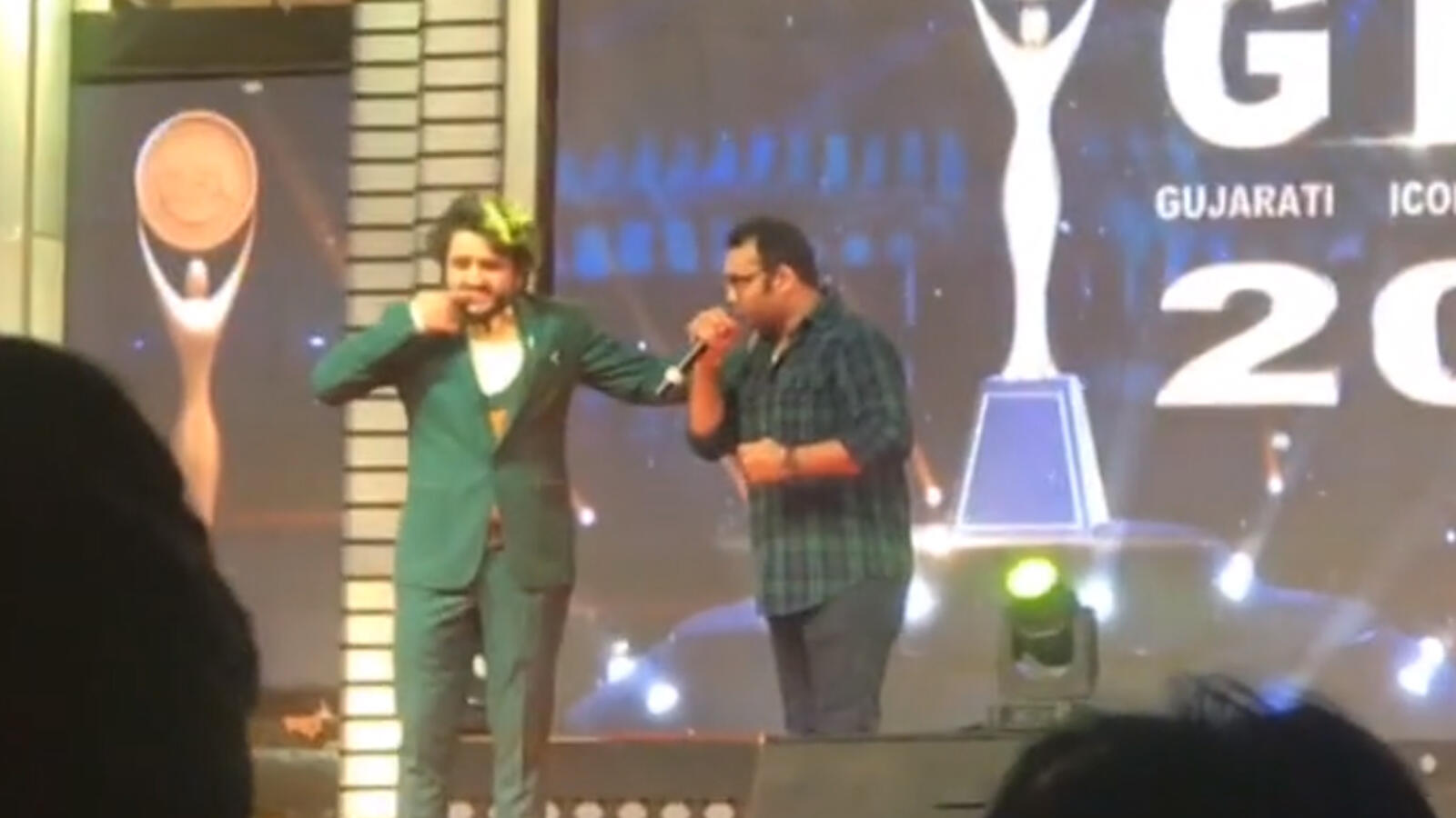 Prem Gadhavi and Smit Pandya tickle the funny bone for an awards show ...