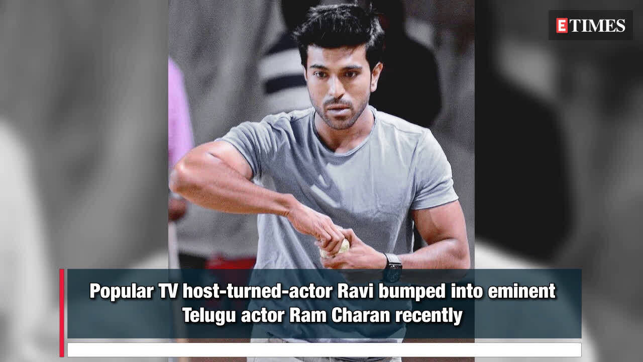 TV host Ravi shares his adulation for the actor Ram Charan