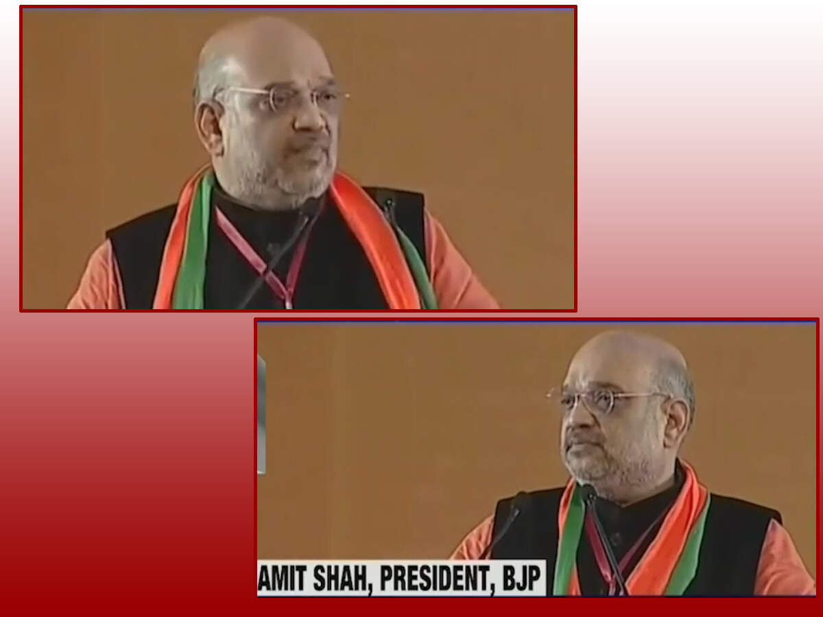 BJP wants Ram Mandir at same spot: Amit Shah