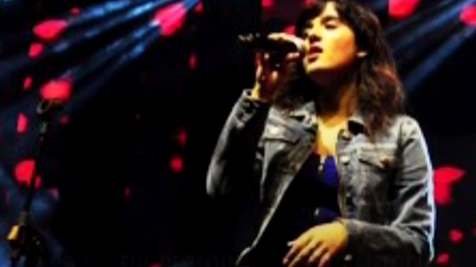 Singer Shirley Setia performs at the closing ceremony of the Times ...