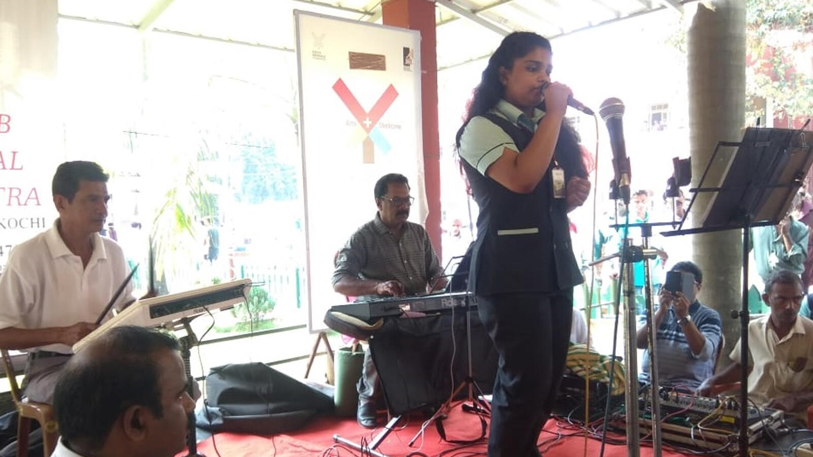 Naipunya students at Arts and Medicine show